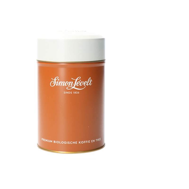 Simon Lévelt theeblik Terracotta 100g | Simon Levelt